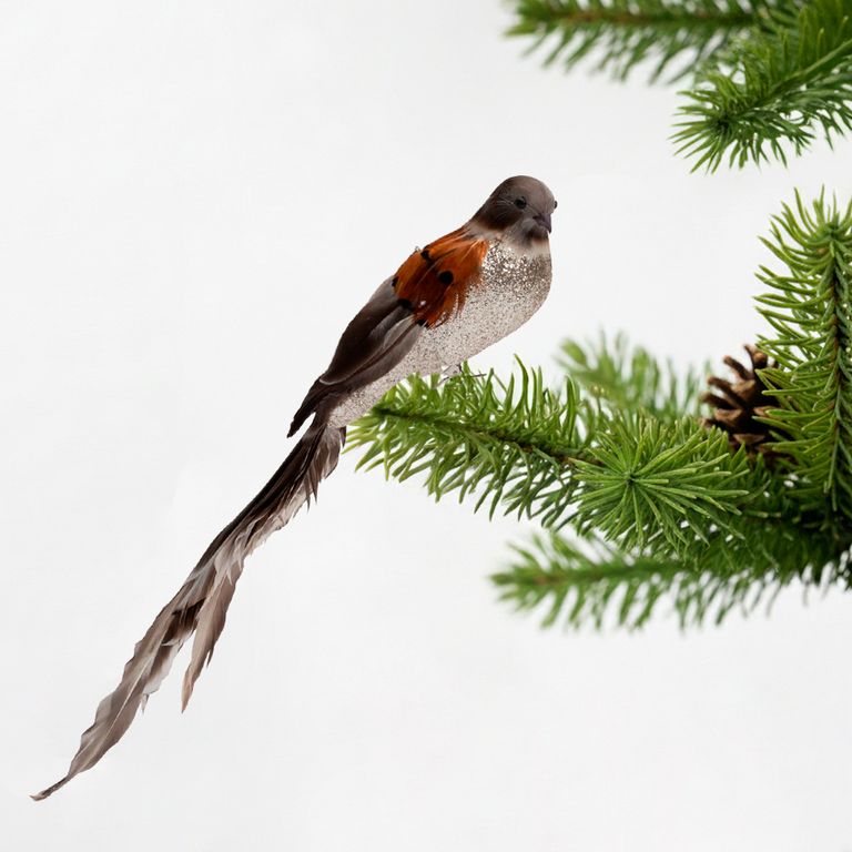 MICA Adorno Navidad Colgante Ave Plumas 46X6X9Cm Mica | falabella.com