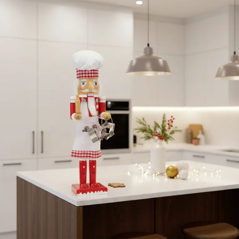 MICA Cascanuez Cocinero 38 Cm Adorno Navidad Mica | falabella.com