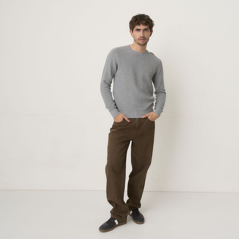 BASEMENT - Jeans Casual Algodón Hombre | Ofertitas