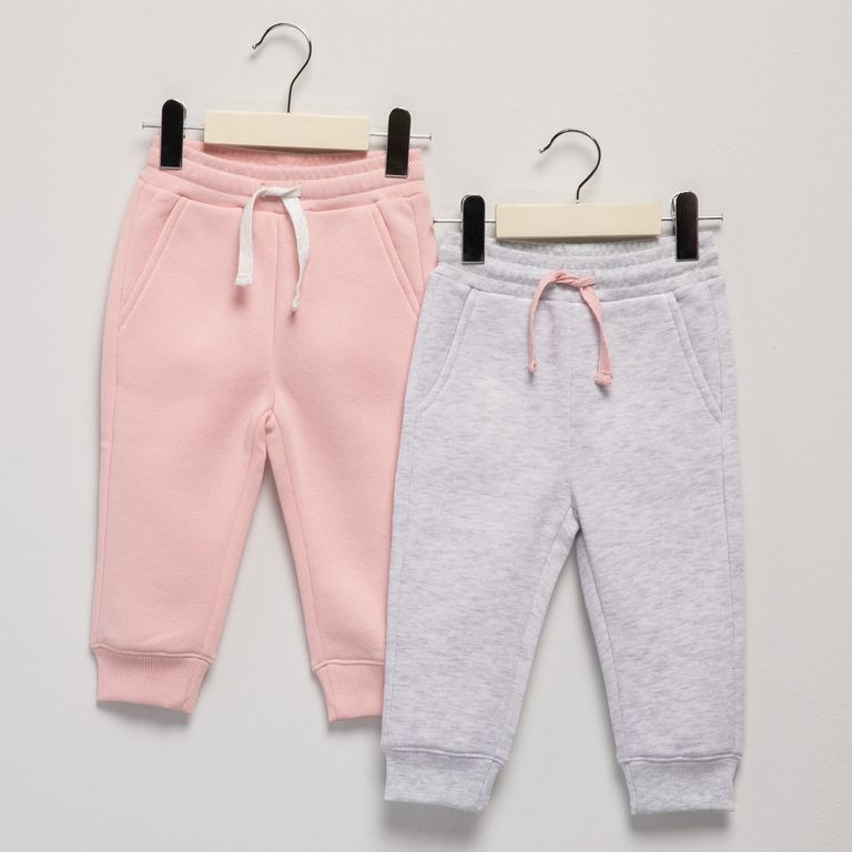 YAMP - Pack De 3 Pantalónes De Buzo Bebé Niña | Ofertitas