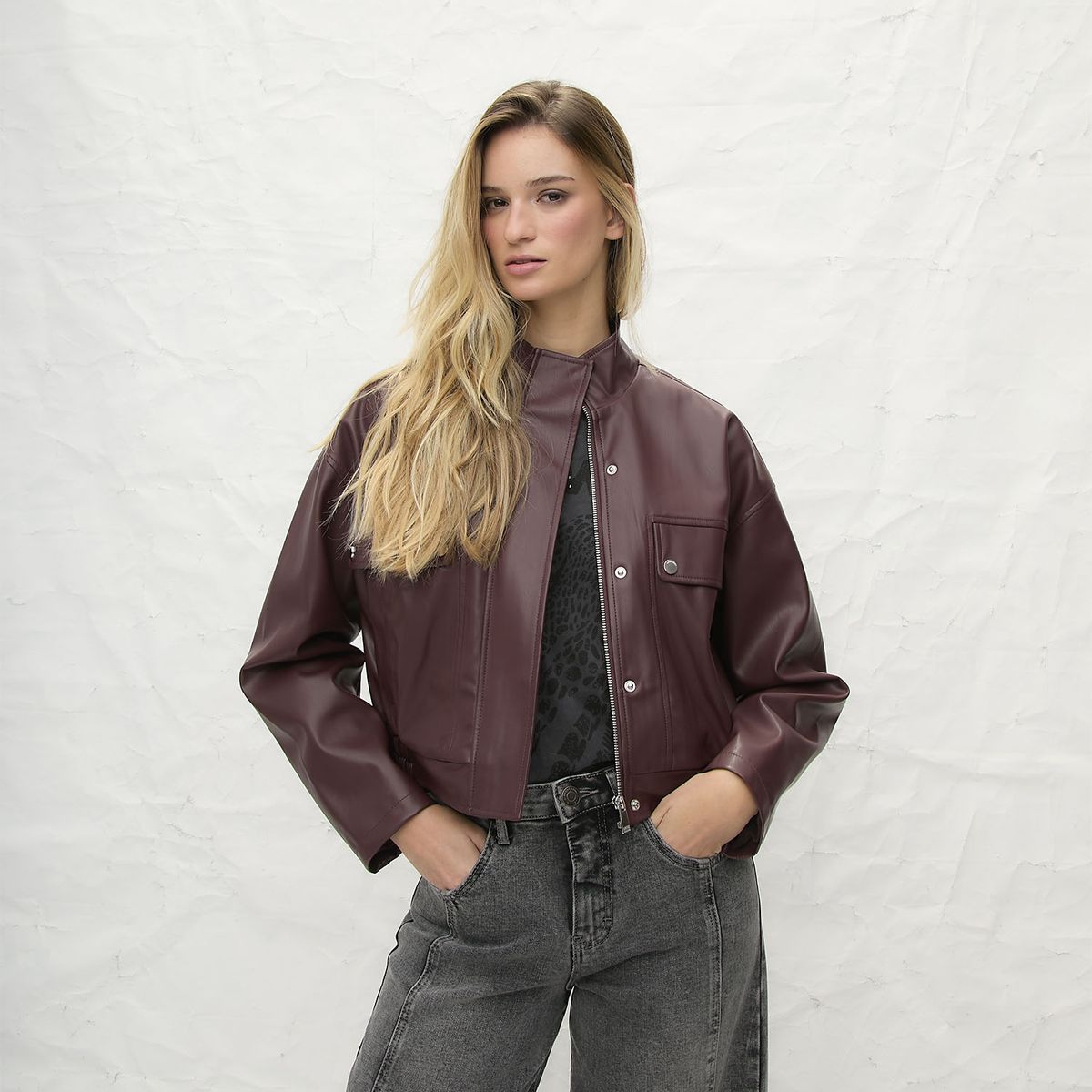 AMERICANINO Chaqueta Mujer Mossimo | Falabella Chile