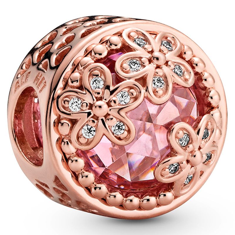 PANDORA Charm Margaritas Rosas Brillantes Mujer Pandora | falabella.com