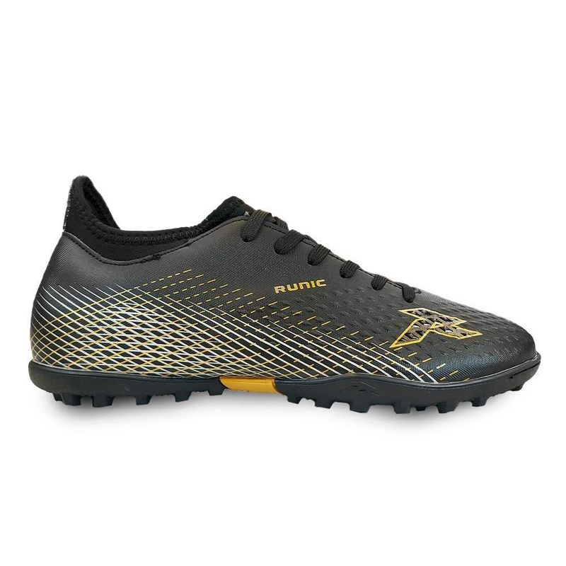 Guayos Runic Dimond Turf Adulto-Negro/Amarillo RUNIC | falabella.com