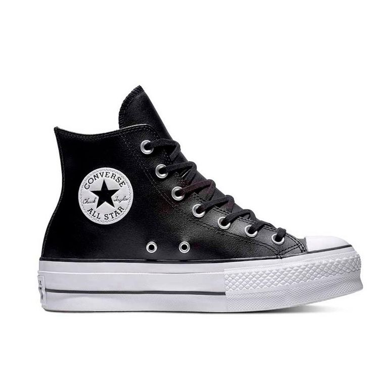 Tenis Converse Botas Cuero Ctas Lift Para Mujer-Negro CONVERSE ...