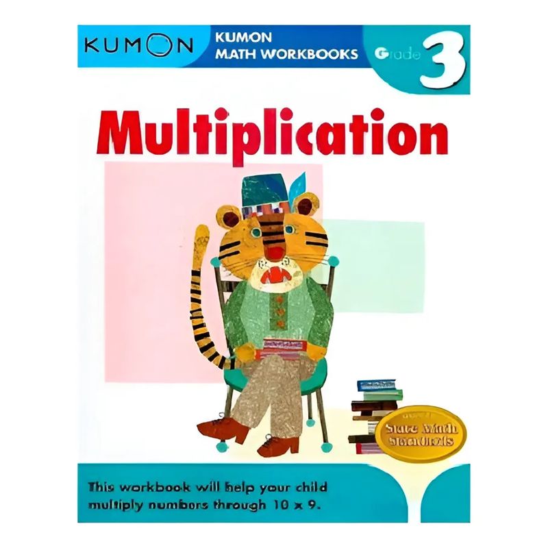 Libro de multiplicación kumon tablas de multiplicar niños JUGANDO Y ...