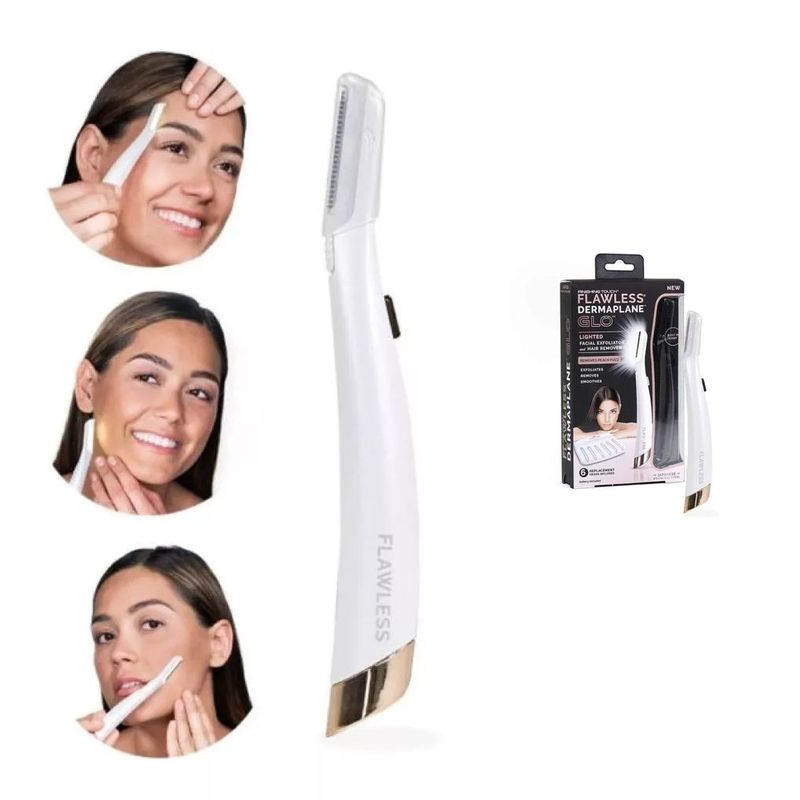 Flawless dermaplane glo exfoliador y removedor de pelo GENERICO ...