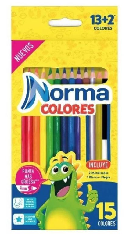 Colores Norma x13 mas 2 colores Norma EDITORIAL NORMA | falabella.com