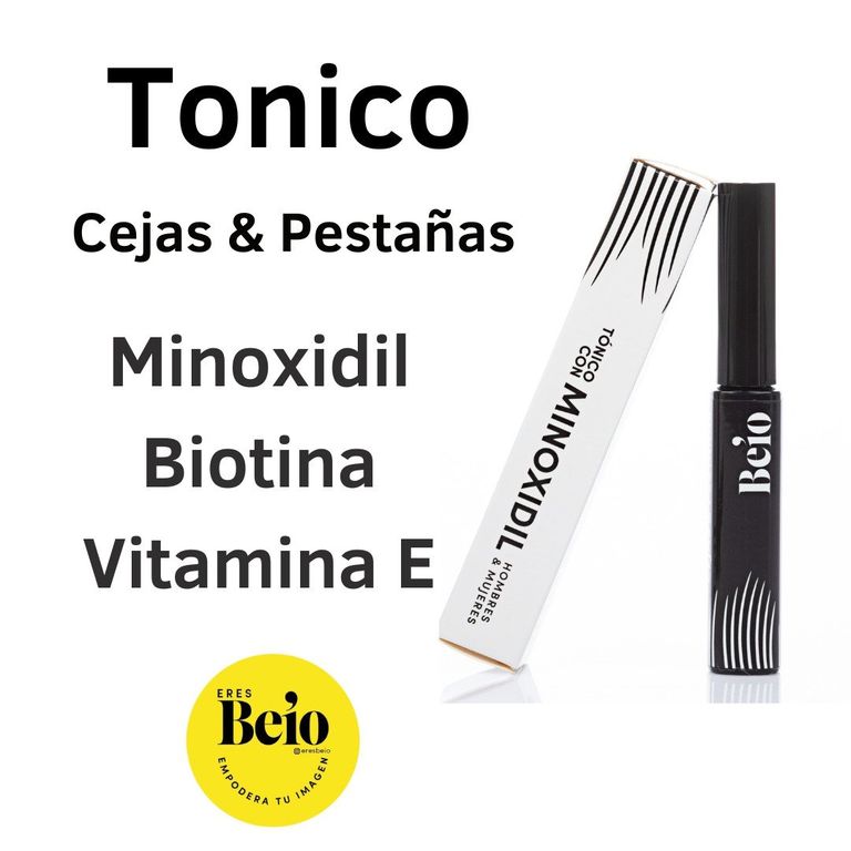 Serum Minoxidil Biotina Vitamina E Crecimiento Cejas Y Pestañas ...
