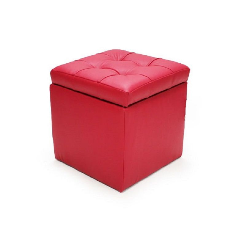 Baul Organizador Puff Individual 40x40 - Rojo BANZAY | Falabella Colombia
