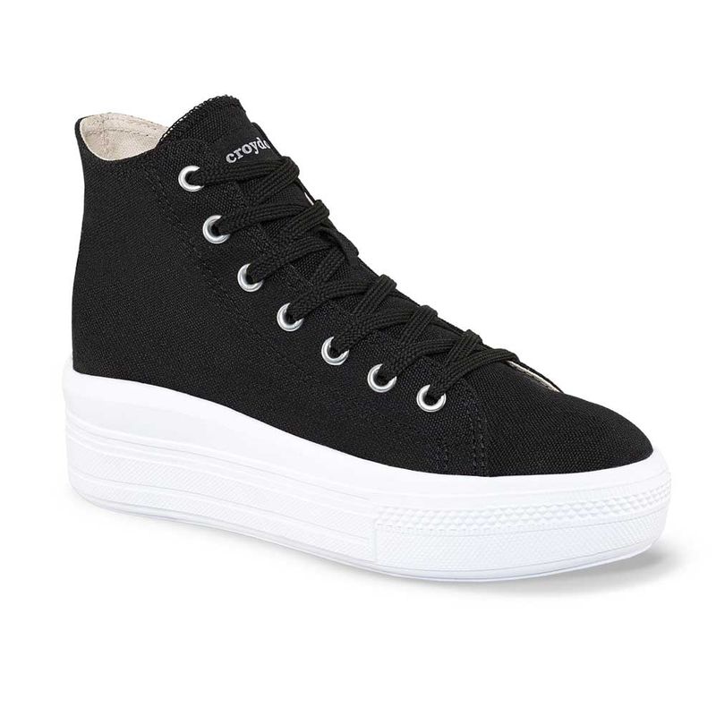 Botines Discovery Alto Pl Negro Croydon para Mujer CROYDON | falabella.com