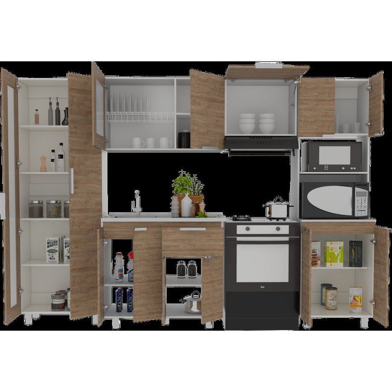 Cocina integral dalot miel RTA DESIGN | falabella.com