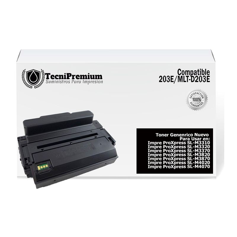Toner Compatible MLT-D203E Negro Impre SL-M3310 SL-M3320 SL-M3370 ...
