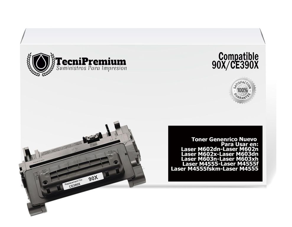 Toner Compatible CE390X Negro Impre LaserJet 600 M601,M602,M603,M4555 ...