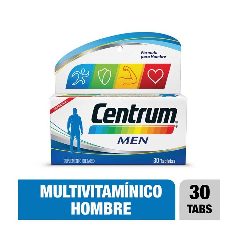 Centrum For Men Hombre Multivitamínico X 30 Tabletas CENTRUM ...
