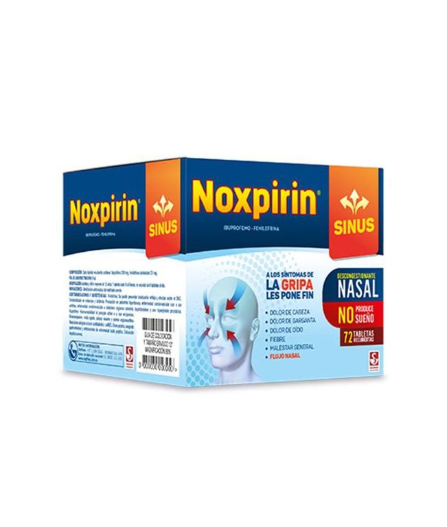 Noxpirin Sinus Síntomas De Gripa x 72 Tabletas SIEGFRIED | falabella.com