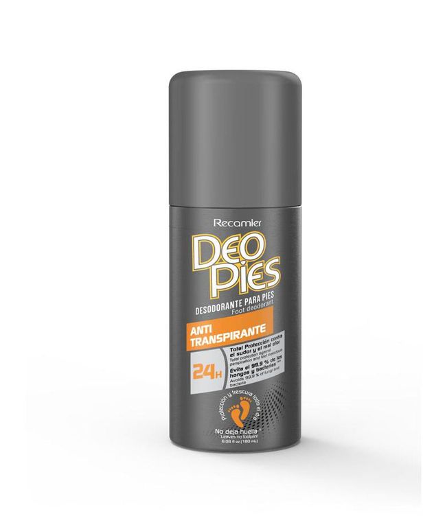 Deopies Antibacterial Desodorante Para Pies x 180 Ml DEO PIES ...