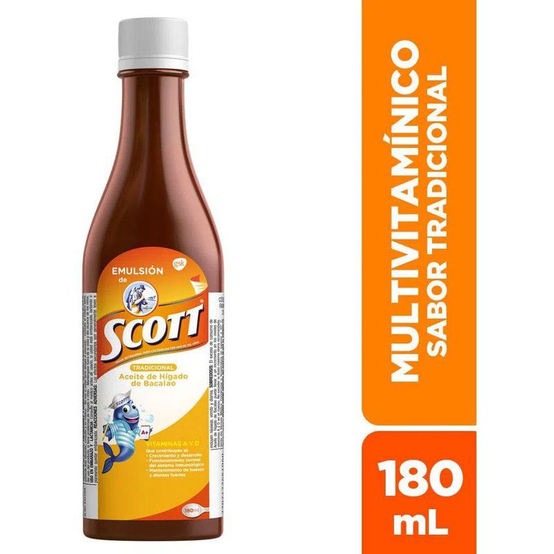 Emulsión De Scott Tradicional x 180 Ml EMULSION SCOTT | falabella.com