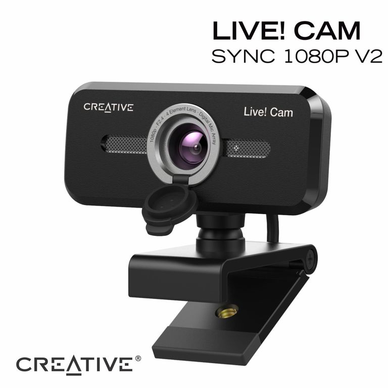 Camara Web Creative LIVE CAM SYNC 1080P V2 Webcam USB CREATIVE LABS ...