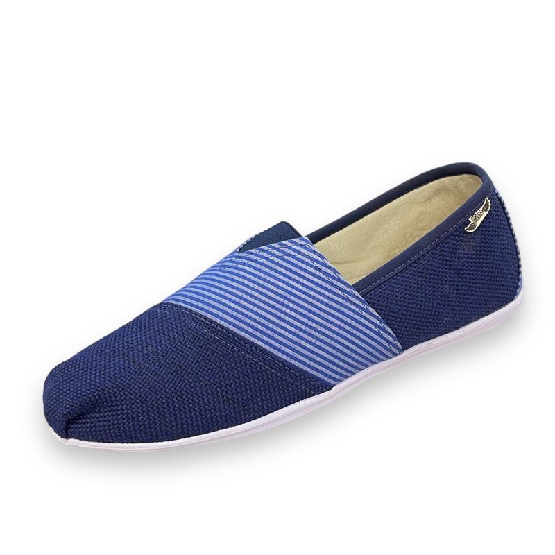 Alpargata clasica hombre azul -raya azul XIAN SHOES | falabella.com