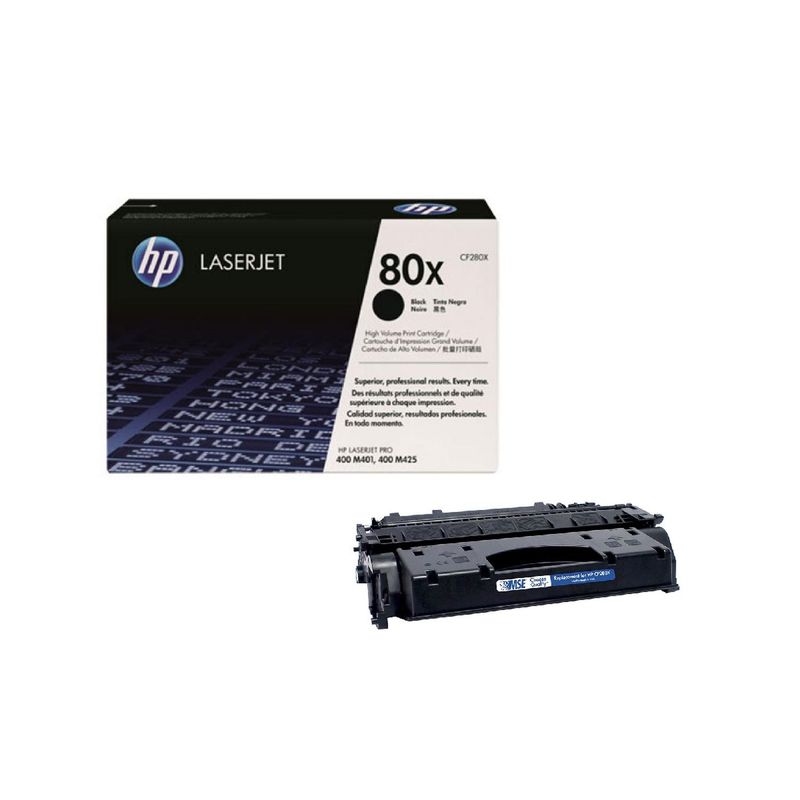 Cartucho de Tóner HP 80X Negro Alto Rendimiento Original HP | falabella.com