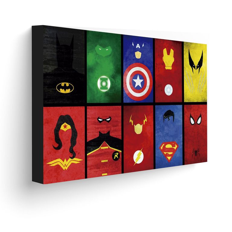Cuadro 70x50 Cms Decorativo DC Comics Marvel ART INDUSTRY | falabella.com