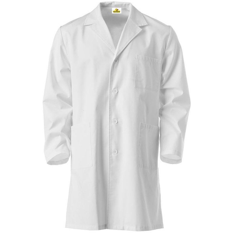 Bata de laboratorio patico's manga larga en dacrón - blanco PATICO'S ...