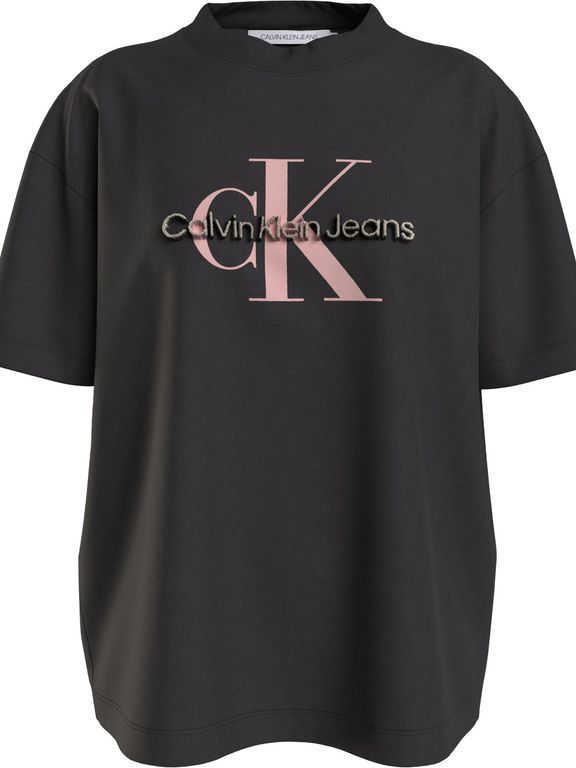 Camiseta negra iconic con monologo Calvin Klein CALVIN KLEIN | falabella.com