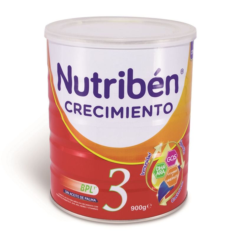 Formula Infantil Nutriben Crecimiento Etapa 3 X 900gr GENERICO ...