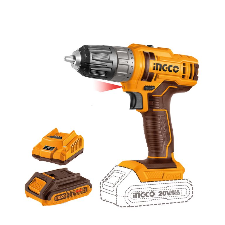 TALADRO INALÁMBRICO 38 20V UCDLI200518 INGCO INGCO | falabella.com