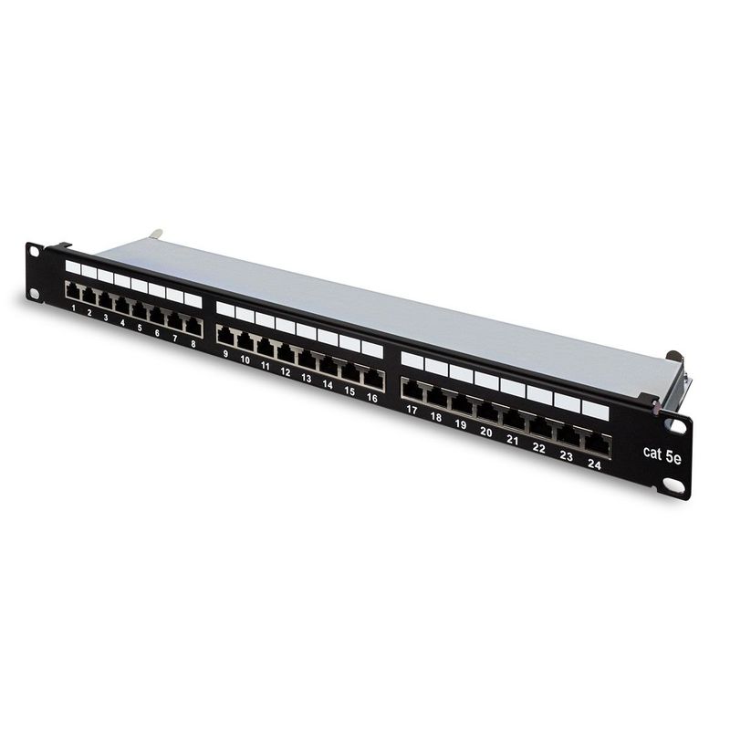 PATCH PANEL DE 24 PUERTOS CATEGORIA 6 METALICO SURLINK ZER | falabella.com