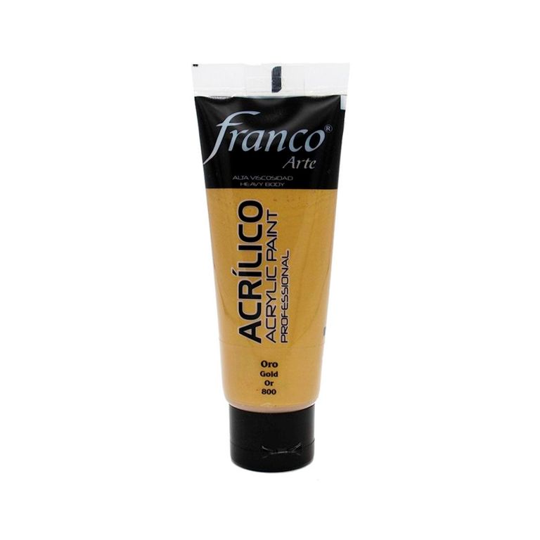 Acrílico Profesional Franco Arte Tubo X 100 Cc Oro - Dorado FRANCO ARTE ...