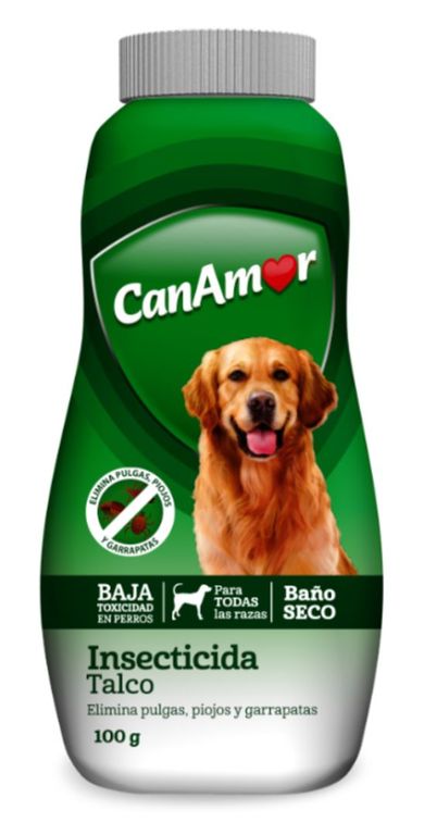 Talco Baño Seco Antipulgas Por 100 g Para Perros CANAMOR | falabella.com