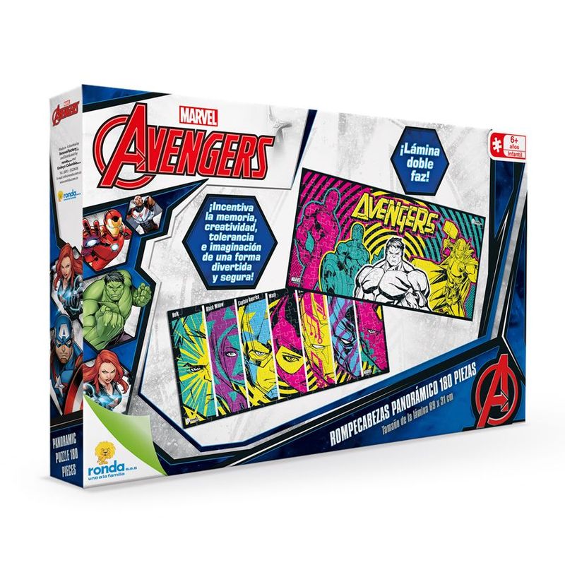 ROMPECABEZAS X 180 PZAS AVENGERS DISNEY | falabella.com