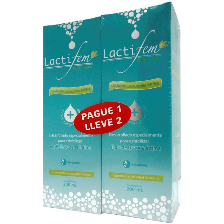 Oferta Jabon Intimo Lactifem Aloe Vera X 200ml X 2und GENERICO ...