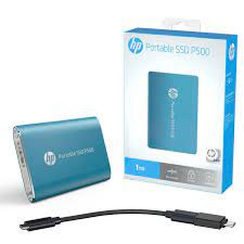 DISCO EXTERNO P500 SSD 1 TB Blue HP | falabella.com