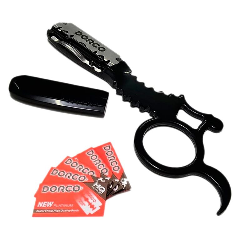 Barbera Metalica Dedo Anillo Navaja Afeitar 10 Cuchillas TURBOX ...