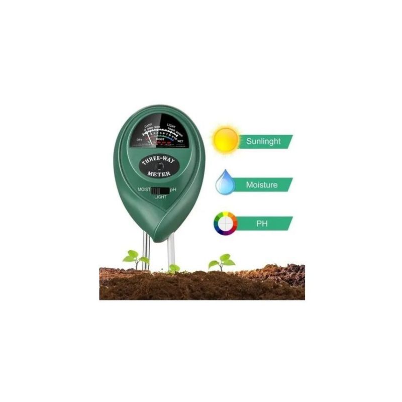Medidor de suelos hidroponia ph sensor de humedad para suelo GENERICO ...