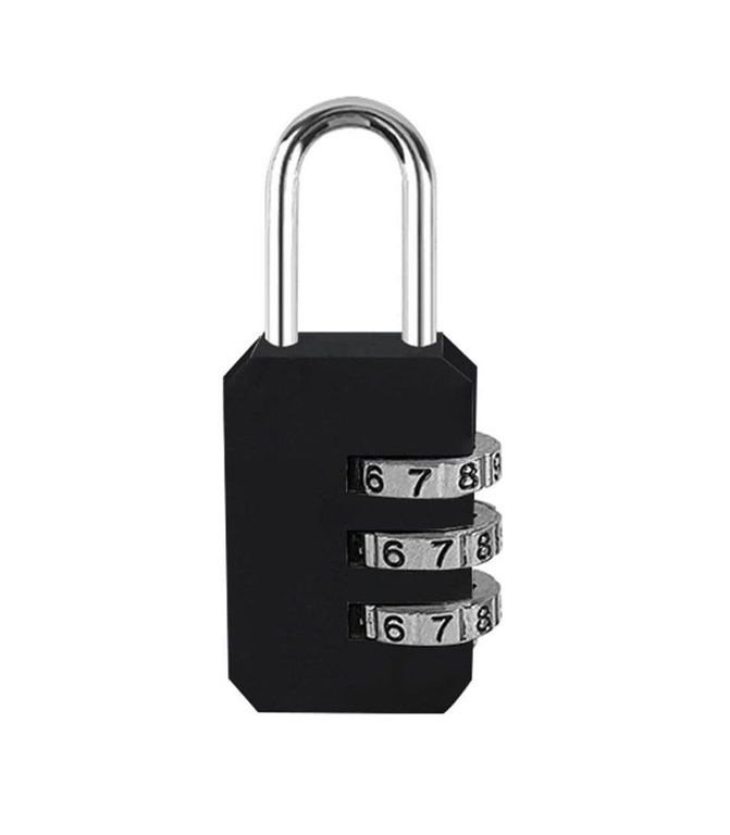 Mini Candado Con Clave 3 Combinaciones Locker Maleta Viaje BRICKELL ...