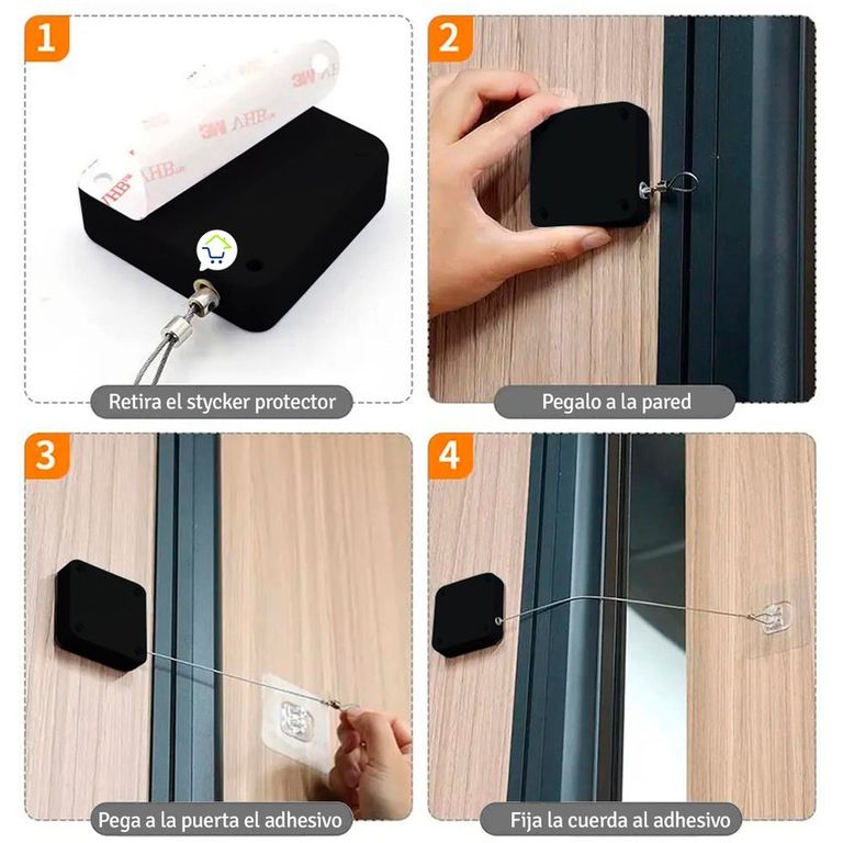 Cierrapuertas Automático Multifuncional Cerrador de Puerta 122015 ...