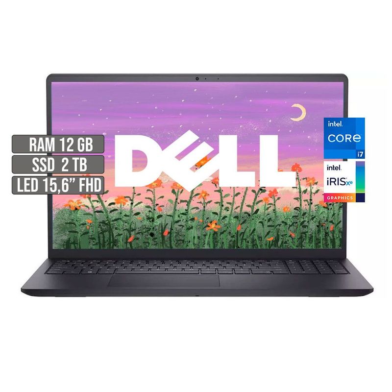 PORTATIL DELL INSPIRON INTEL CORE I7-1165G7 SSD 2TB RAM 12GB 15,6" FHD ...