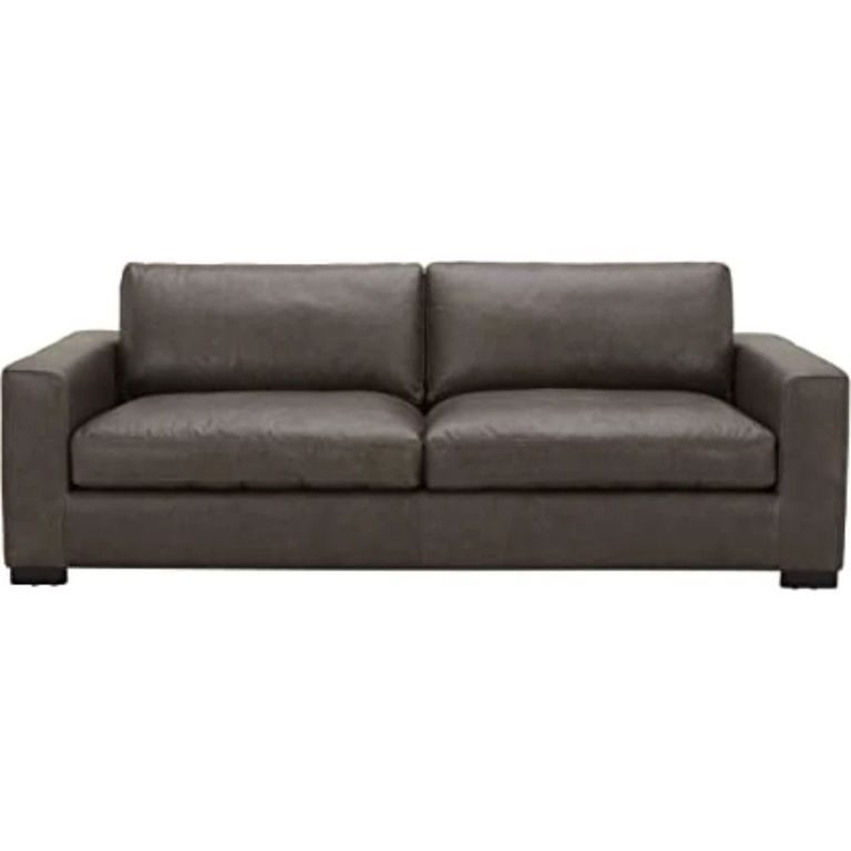 Sofá Ben 4 puestos Marrón cuerina 220x90x80 DELUXE FURNITURE ...