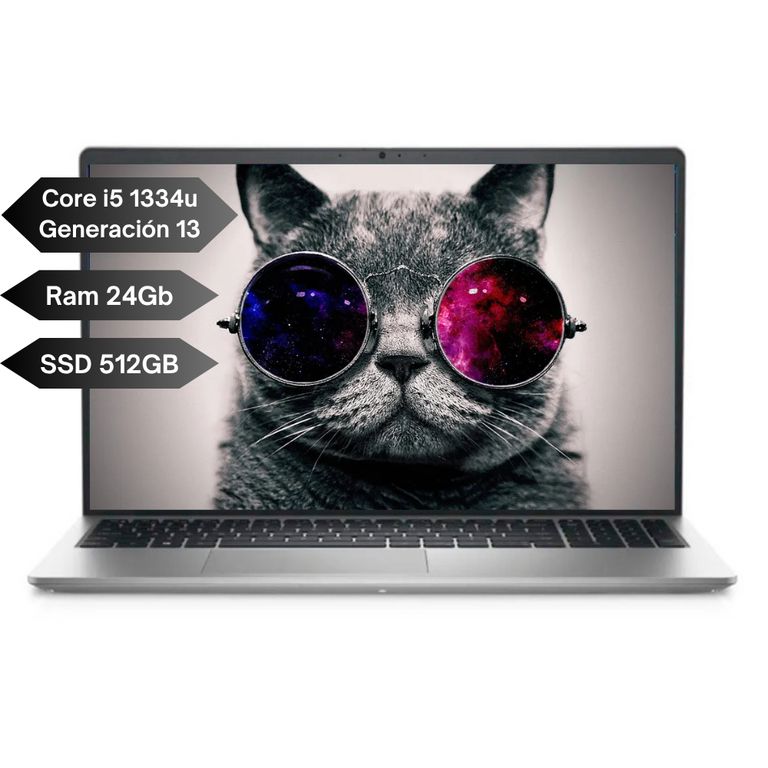 Portátil Dell 15 Intel Core i5-1334U Ram 24GB Disco SSD 512GB 15.6" FHD WIN 11 PRO DELL ...