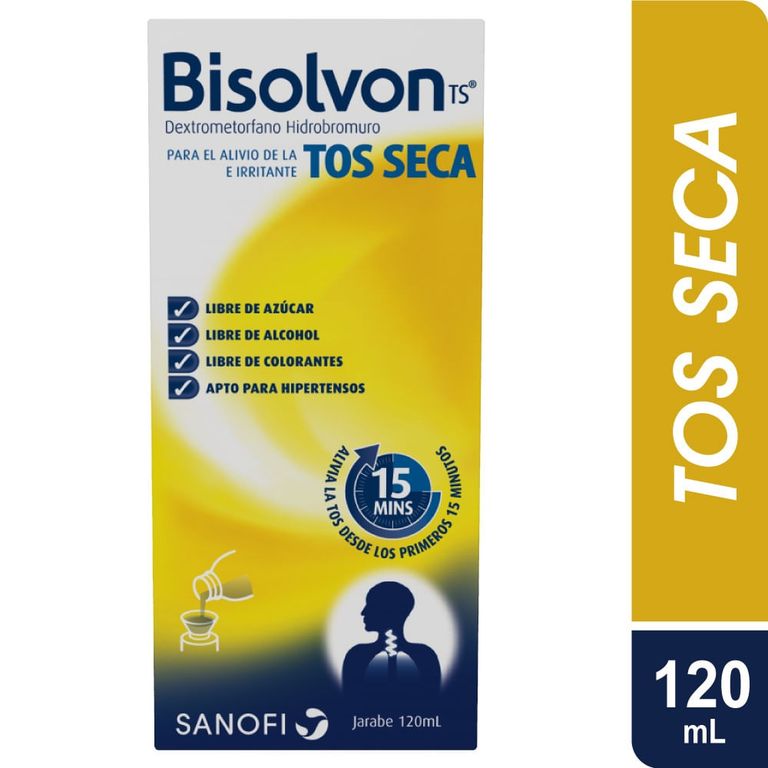 Bisolvon Jarabe Tos Seca Frasco X 120ml BOEHRINGER INGELHEIM ...