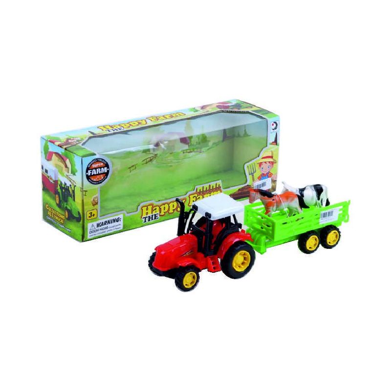 Tractor Friccion Con Animales Caja JUGUETELANDIA | falabella.com