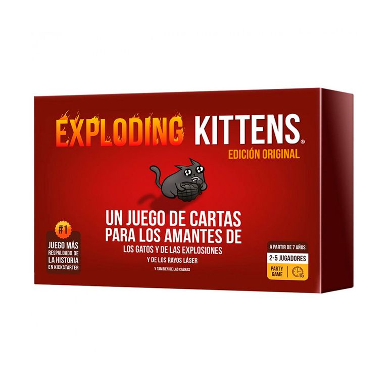 Exploding Kittens Juego De Mesa Español ASMODEE | falabella.com