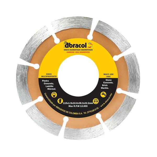 DISCO DIAMANTADO 7'' SEGMENTADO 5504 ABRACOL ABRACOL | falabella.com