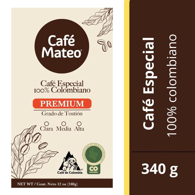 Café Mateo Premium en grano x 340 gramos GENERICO | falabella.com