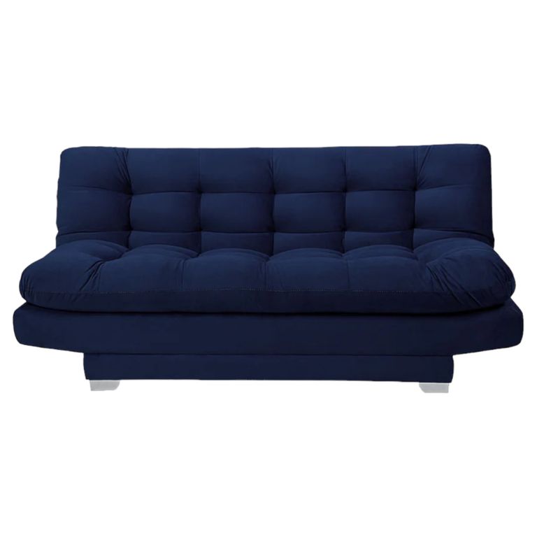 Sofa Cama Azul Oscuro Poliester Palermo MUEBLES FIOTTI | falabella.com