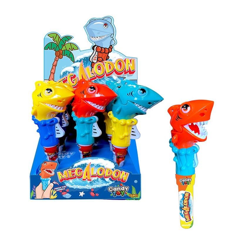 Dulces Con Juguete Candy Toy Tiburón Megalodon X 12 Uds. GENERICO ...