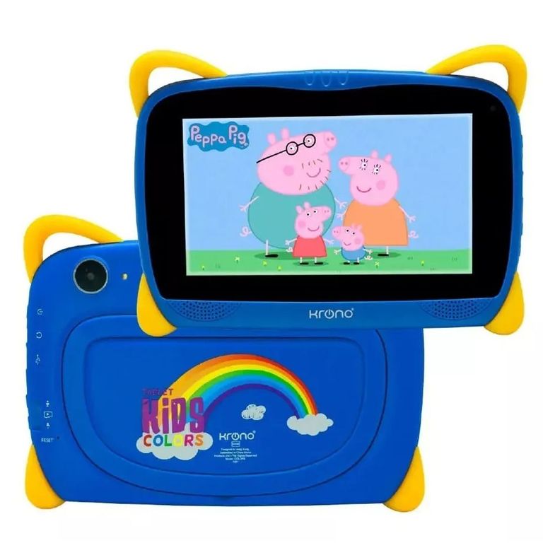 Tablet para Niños Krono Kids 2GB Ram 16 GB Azul ONE PIXEL | falabella.com